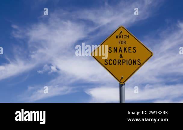 Snake warning roadsign Stock Videos & Footage - HD and 4K Video Clips ...
