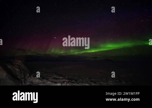 Natural phenomenon of Northern Lights (Aurora Borealis) related to the ...