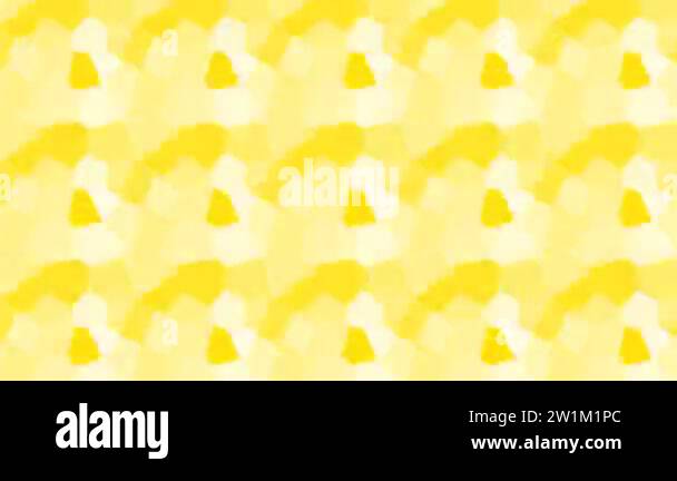 Ornamental yellow colored moving shape pattern animation background ...