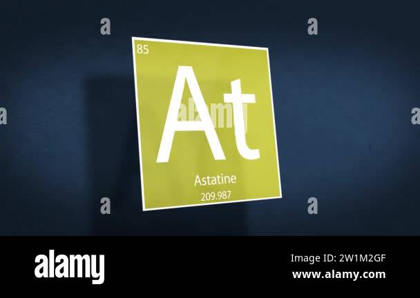 Periodic Table of Elements Cinematic Animated Series - Element Astatine ...