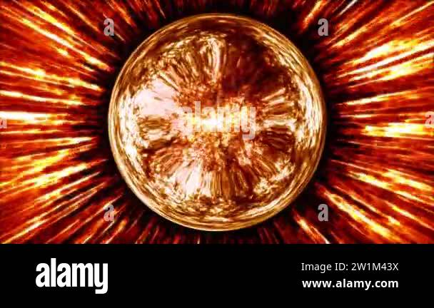 Magic Sphere with mystic lightrays looping animation Stock Video ...