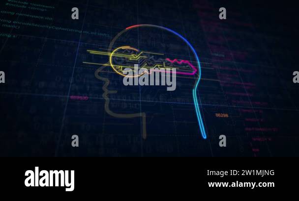Cyber privacy in cyberspace project creating. Abstract concept of ...