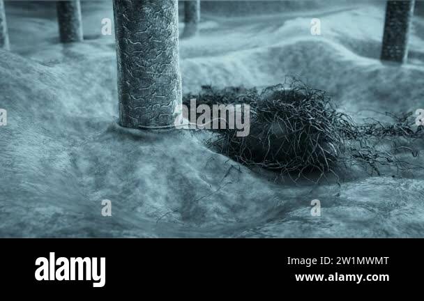breaking hair at high magnification, hair and dandruff under microscope ...