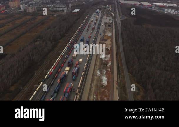The long-range plan of the transport terminal. Aerial survey of ...