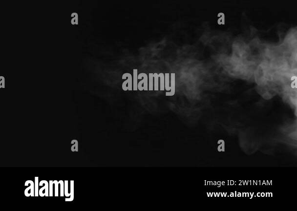 Vertical Frame Steam Flow. Horizontally moving the white vapor stream ...