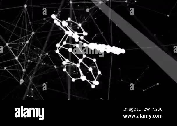 Movement of the molecular compound formed by revolving particles with ...