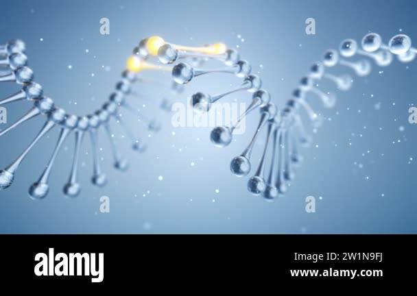 Animation rotation of model molecule from glass and crystal. Animation ...