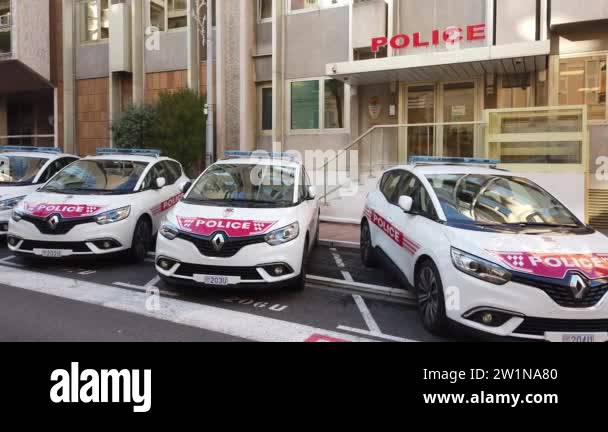 Monte-Carlo, Monaco - December 3, 2019: Five Renault Scnic Monaco ...