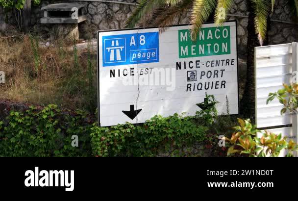 Autoroute sign france Stock Videos & Footage - HD and 4K Video Clips ...