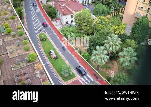 Monte-Carlo, Monaco - September 22, 2020: 8K Beautiful Aerial View With ...