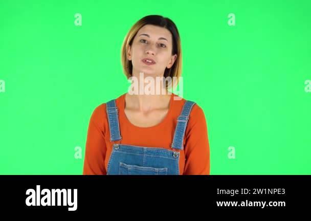 Beautiful girl is reporting and tells a lot of interesting informations ...