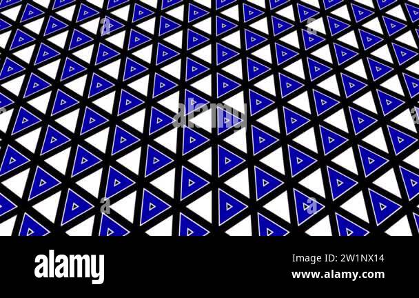 Graphic 2D video pattern that tilts up and moves, composed of designs ...
