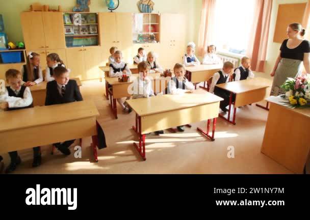 Children first day of school uniform Stock Videos & Footage - HD and 4K ...