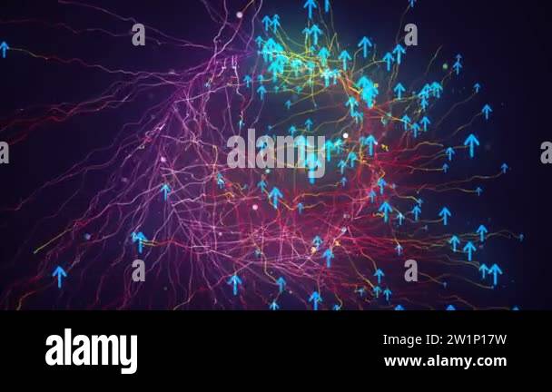 Background motion graphic design animated of Internet data ...