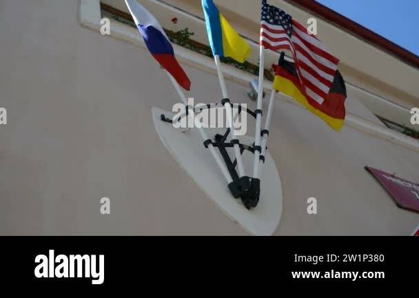 Four flags Stock Videos & Footage - HD and 4K Video Clips - Alamy