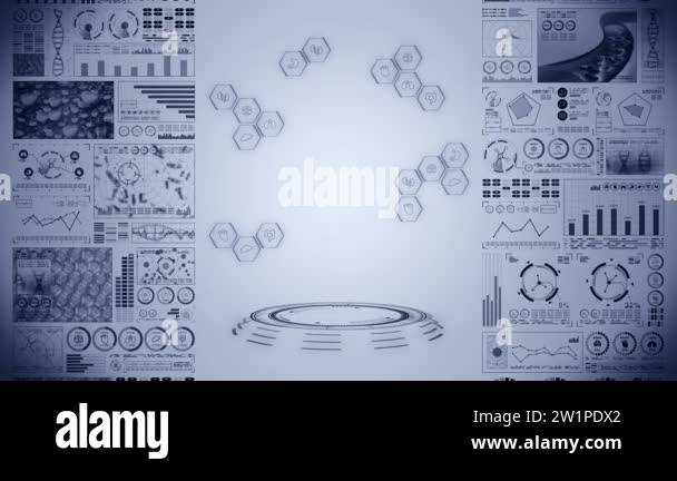 Modern medical health care concept. Futuristic examination with health ...