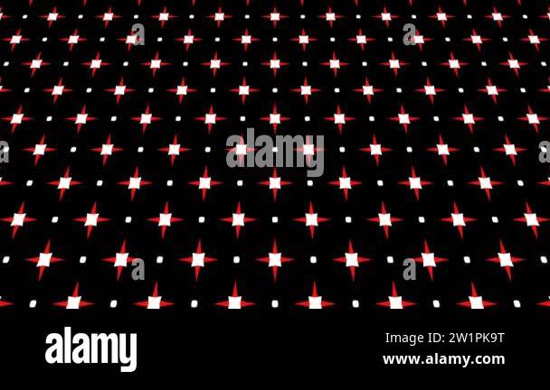 Graphic 2D video pattern that tilts up and moves, composed of designs ...