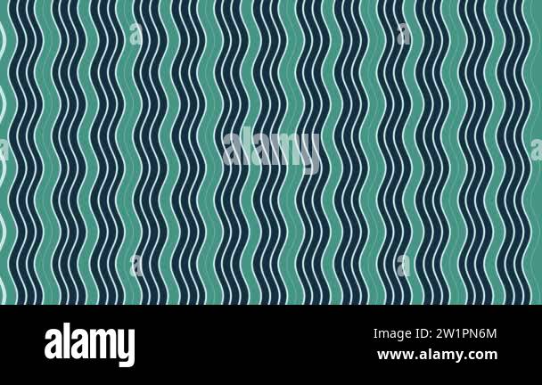 A 2D graphic video pattern with a vertical wave effect that moves down ...