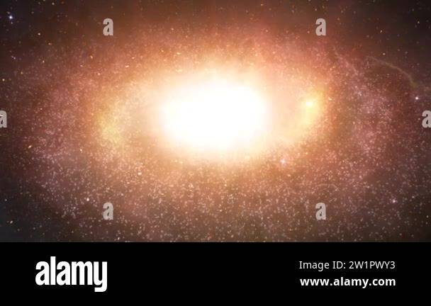 Rotating Swirling Spiral Galaxy Stars in Outer Space Spinning - 4K ...