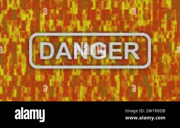 Danger message Stock Videos & Footage - HD and 4K Video Clips - Alamy