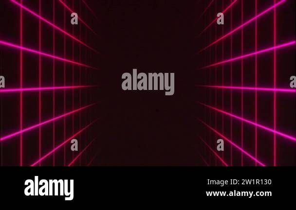 4k animation of an abstract retro background with eighties style made ...