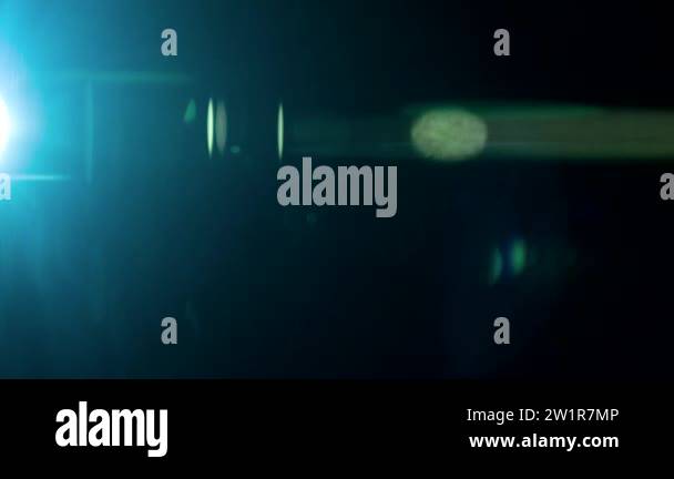 Anamorphic lens flare. FHD resolution lights background Stock Video ...