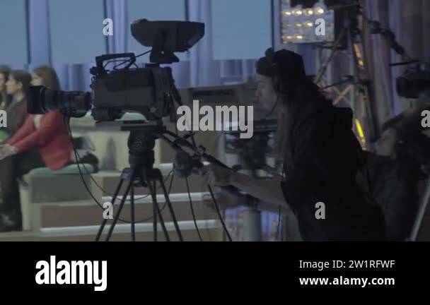 Cameraman camera in tv studio Stock Videos & Footage - HD and 4K Video ...