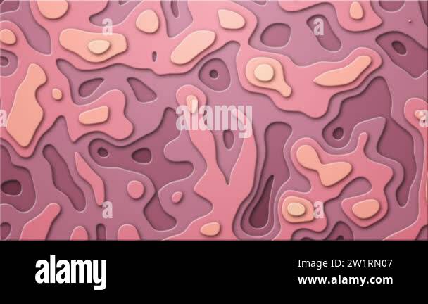 Morphing of a shape similar to a liquid layered topographic map ...