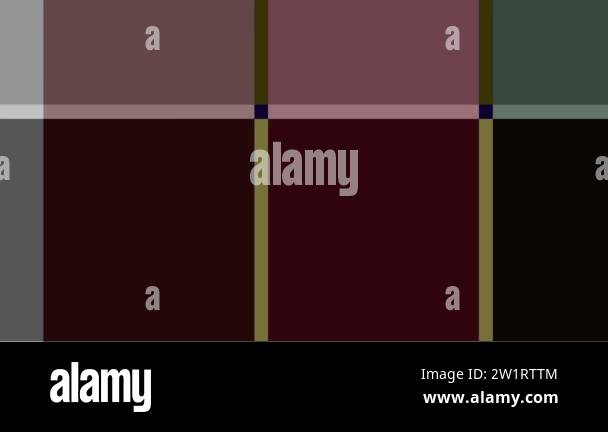 Two 2D color bars that rotate counterclockwise and move, anchor point ...