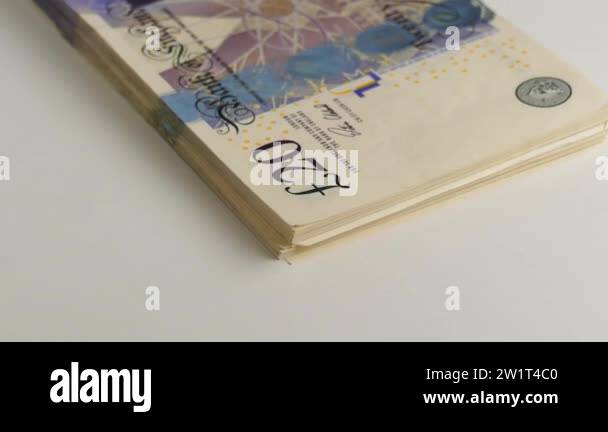 20 pound notes stack Stock Videos & Footage - HD and 4K Video Clips - Alamy