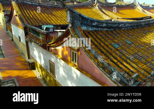 Aerial shots of Kinmen sightseeing spots in Taiwan, 18 Kinmen Folk ...