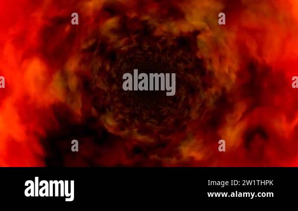 Burning Tunnel Hell Hellfire Flames Eruption Volcanic Fire Heat Magma ...