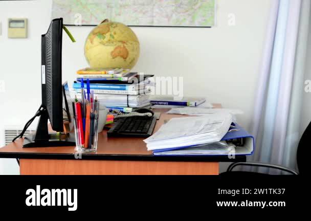 School secretary desk Stock Videos & Footage - HD and 4K Video Clips ...