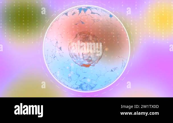 Artificial Intelligence and deep learning concept. Digital plexus ...