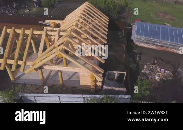 Roof construction laminated veneer Stock Videos & Footage - HD and 4K ...