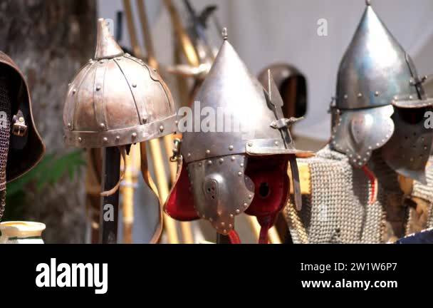 Knights in armour helmets Stock Videos & Footage - HD and 4K Video ...