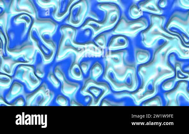 Liquid paint looping animated background. Fluid flowing wavy texture, 3d render dynamic ...