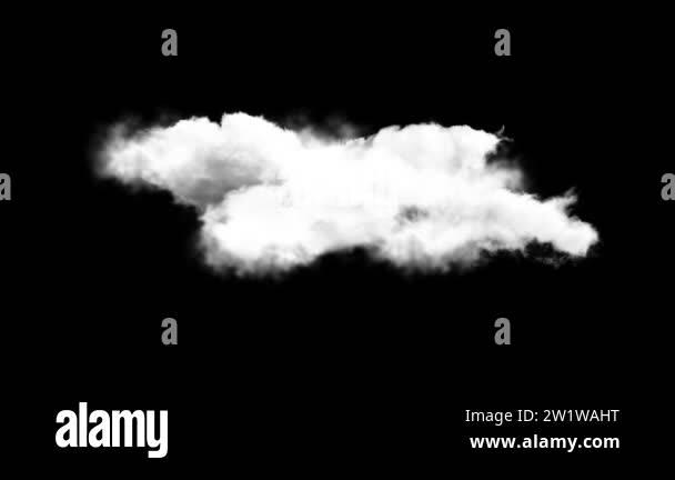 4k cloud loop beautiful timelapse fast billowing cloud isolated on ...