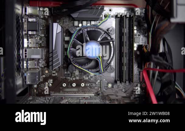 Cpu computer chip inside view Stock Videos & Footage - HD and 4K Video ...