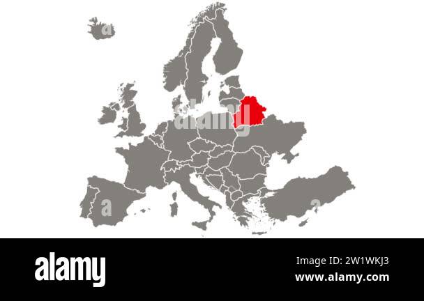Belarus europe country map Stock Videos & Footage - HD and 4K Video ...