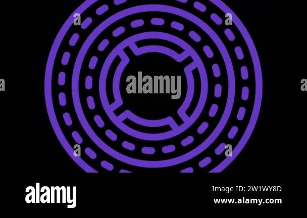 Graphic object that appears in the center and increases in size, until ...