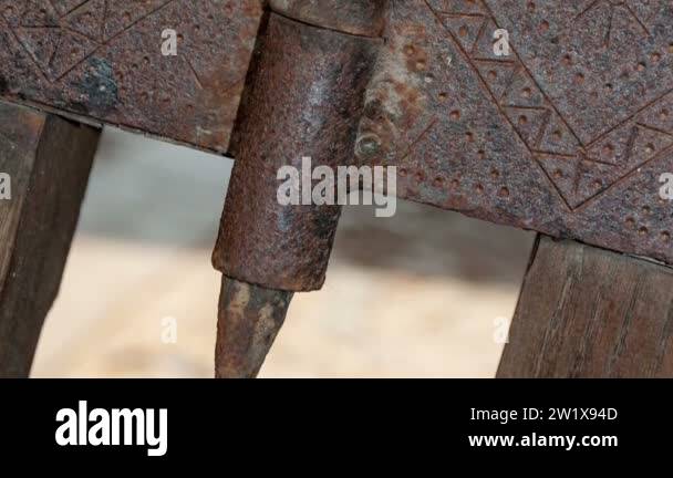 Italian medieval castle: Drawbridge detail. Typical ancient Castle in ...