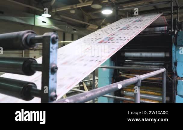 Newspaper printing process in house Stock Videos & Footage - HD and 4K ...