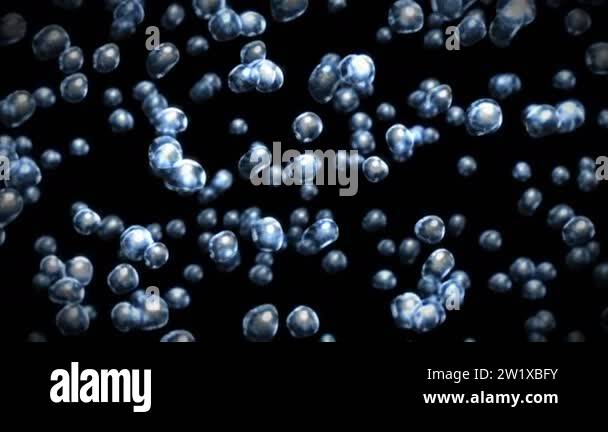 Flying many water drops on black background. Pure droplets. Transparent ...