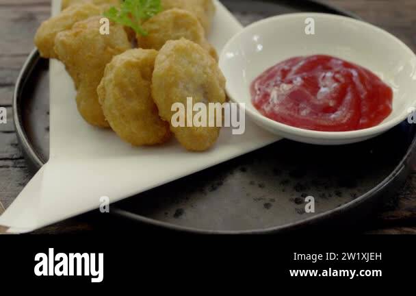 Fired chicken Stock Videos & Footage - HD and 4K Video Clips - Alamy