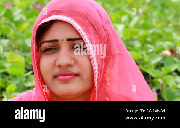 Natural beauty of the face of a beautiful Indian model without editing ...