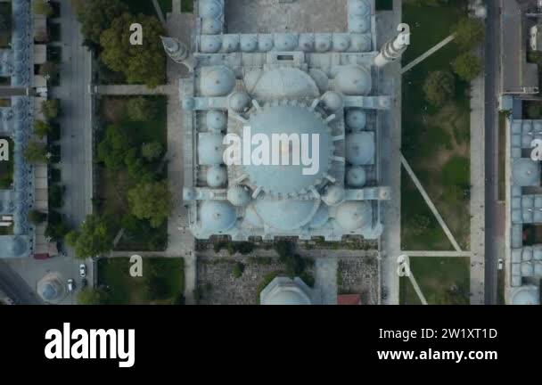 Mosque Roof and Towers Architecture Masterpiece in beautiful light Blue ...