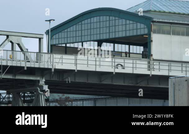Yellow BVG Metro Train Arriving At Gleisdreieck Station in Berlin ...