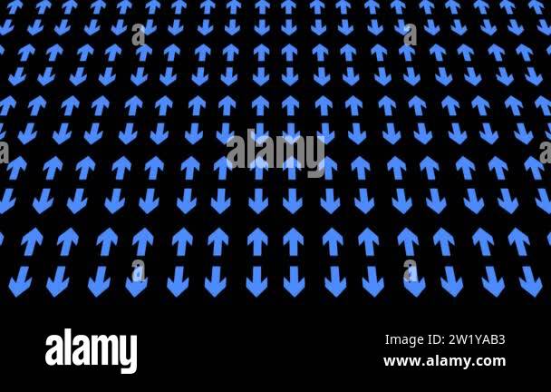 Graphic 2D video pattern that tilts up and moves, composed of designs ...