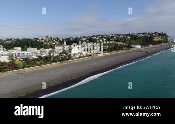 Napier, North Island / New Zealand - December 29, 2019: Napier, which ...